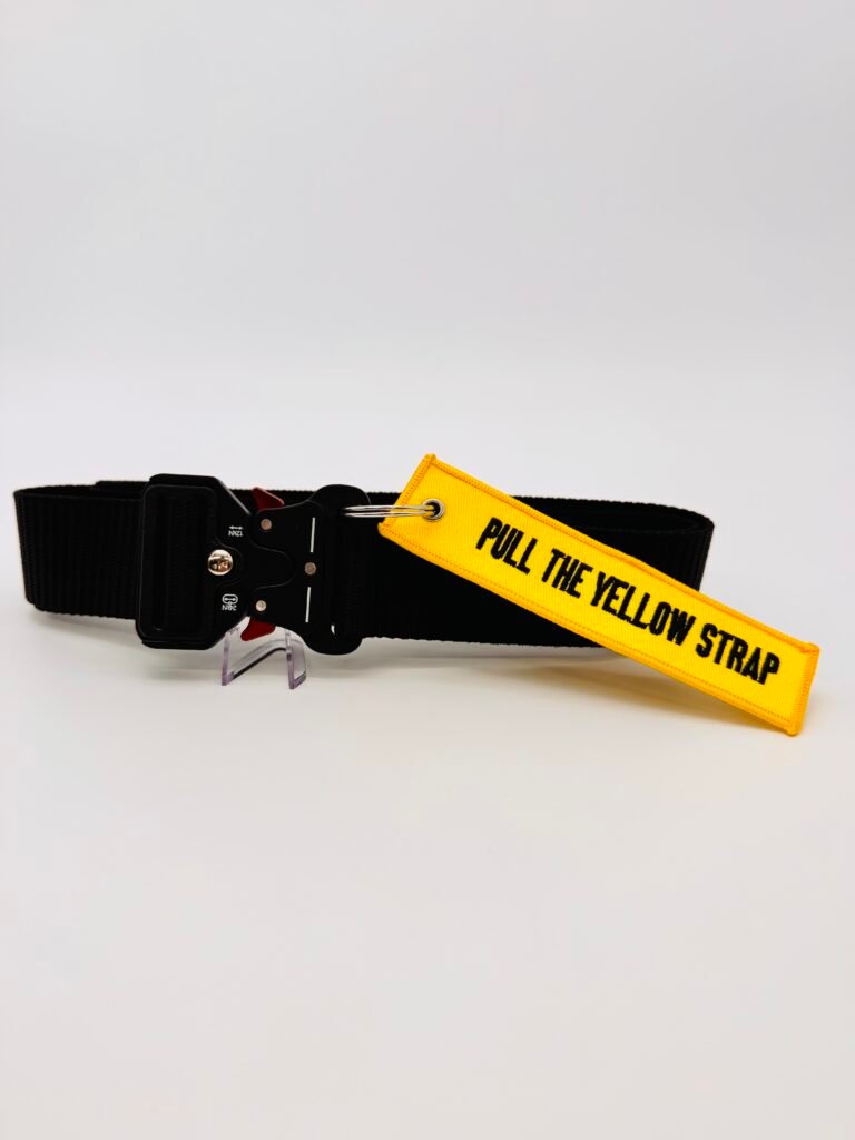 Ceinture "Pull the yellow strap" - Parcs Actus